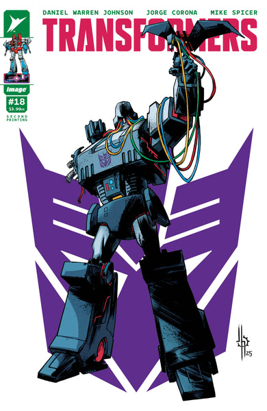 TRANSFORMERS #18 2ND PRINTING COVER A JASON HOWARD DECEPTICON COVER – Hall of Heroes Collectibles